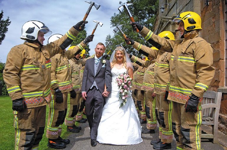 Fire crew's tender moment - The Redditch Standard