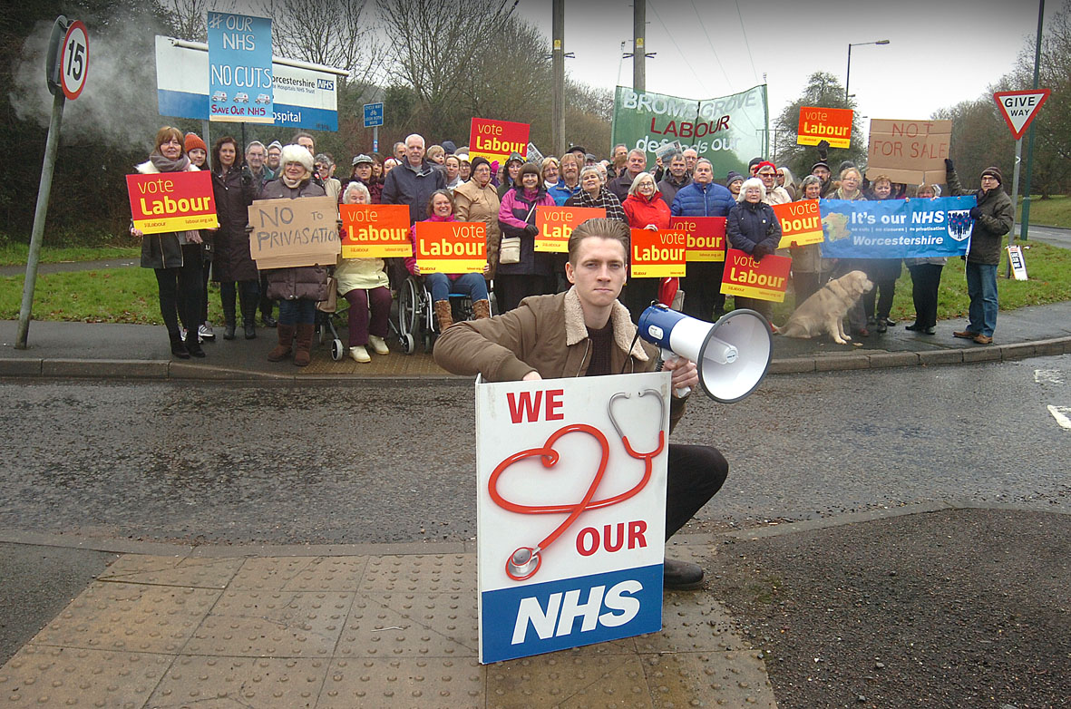NHS Day demonstration outside the Alexandra Hospital in Redditch - The ...